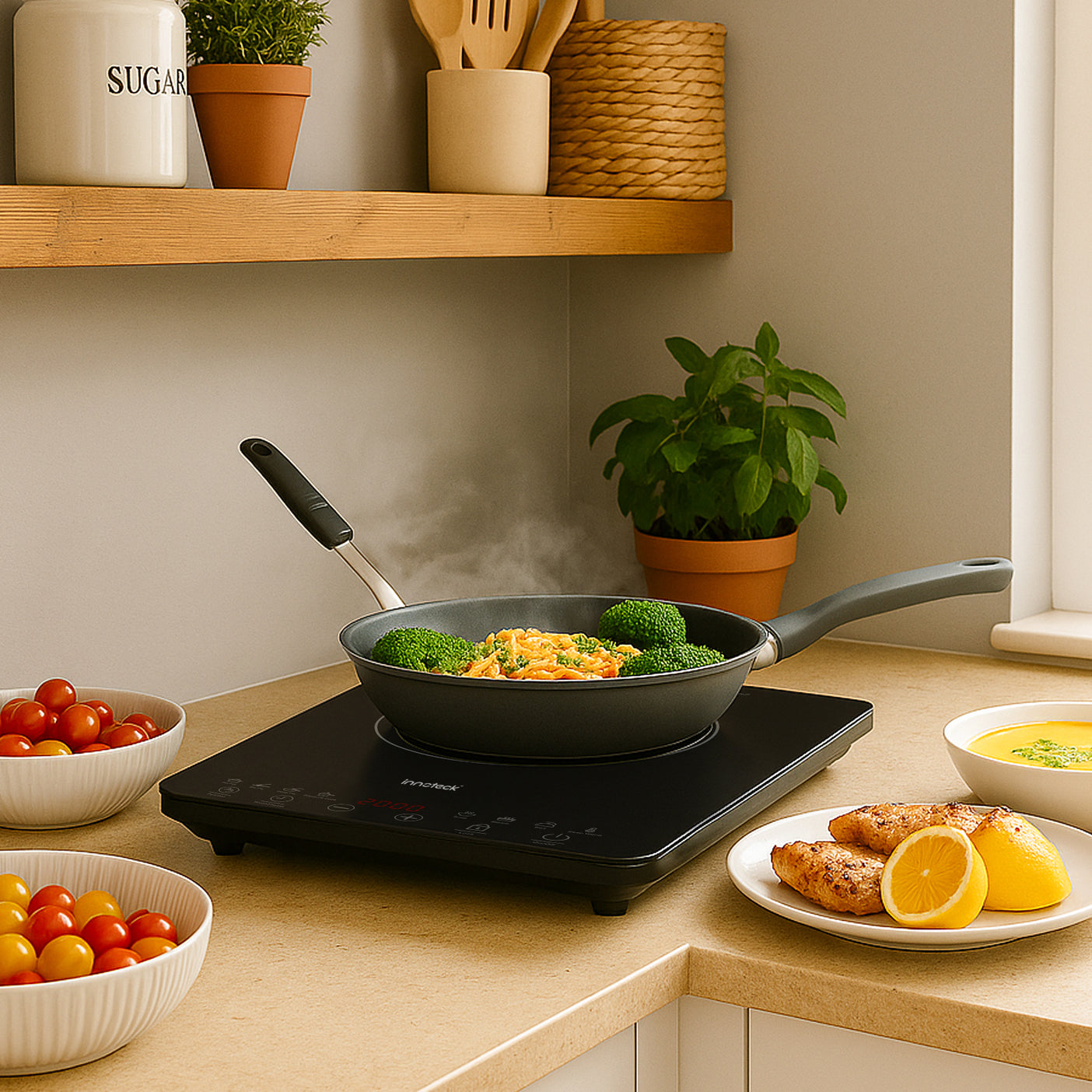 Portable & Double Induction Hobs with Timer | Innoteck UK